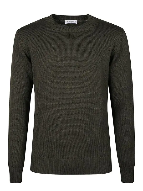 KANGRA Fine Wool Sweater - Green