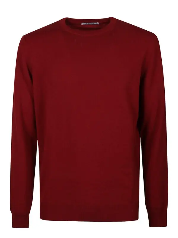 KANGRA Fine Wool Sweater - Red