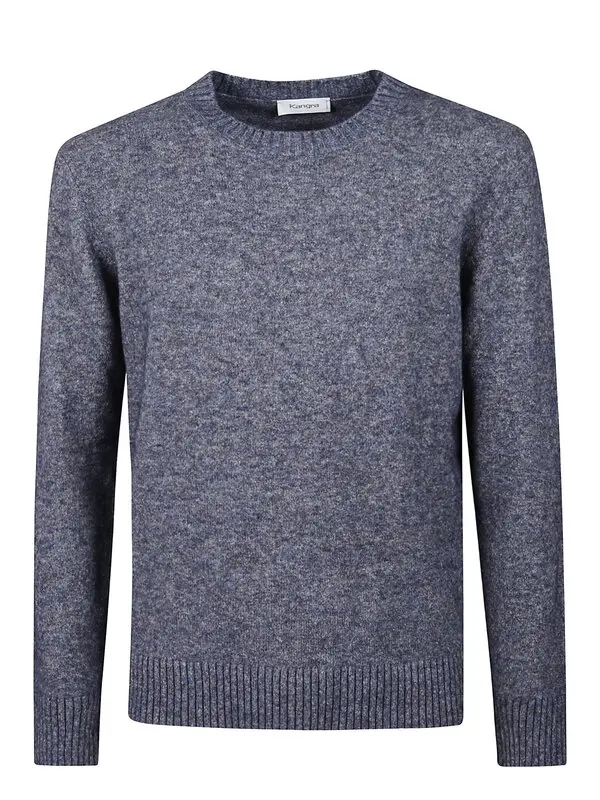 KANGRA Fine Wool Sweater - Blue