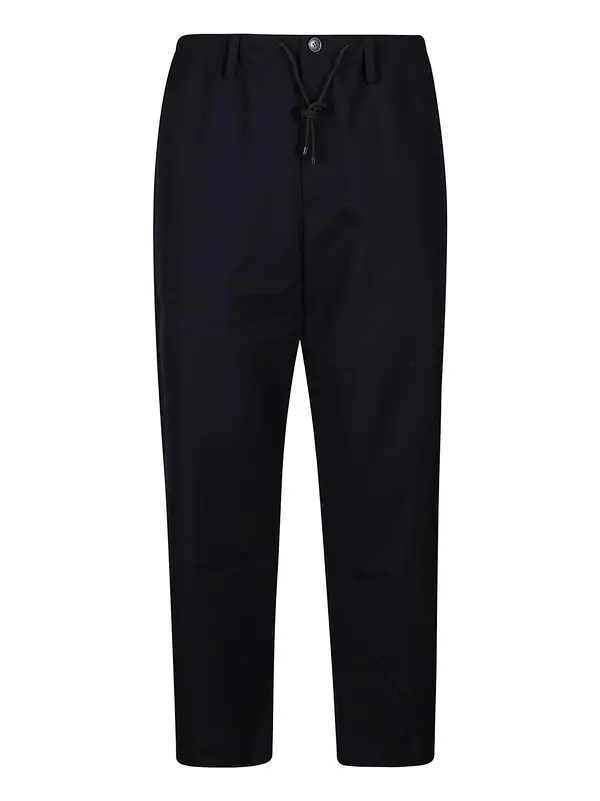 Dries Van Noten Penny Wool Trousers - Blue