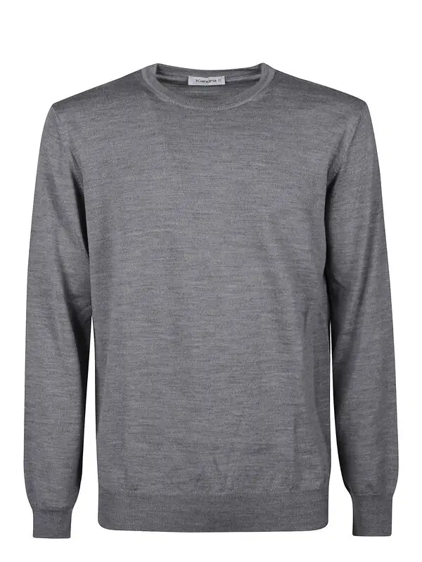 KANGRA Fine Wool Sweater - Grey