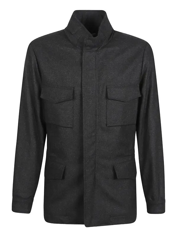 Boglioli Four Pocket Outewear Jacket - Grey