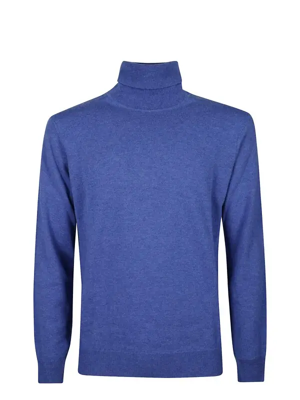 KANGRA Turtleneck Sweater - Sky Blue