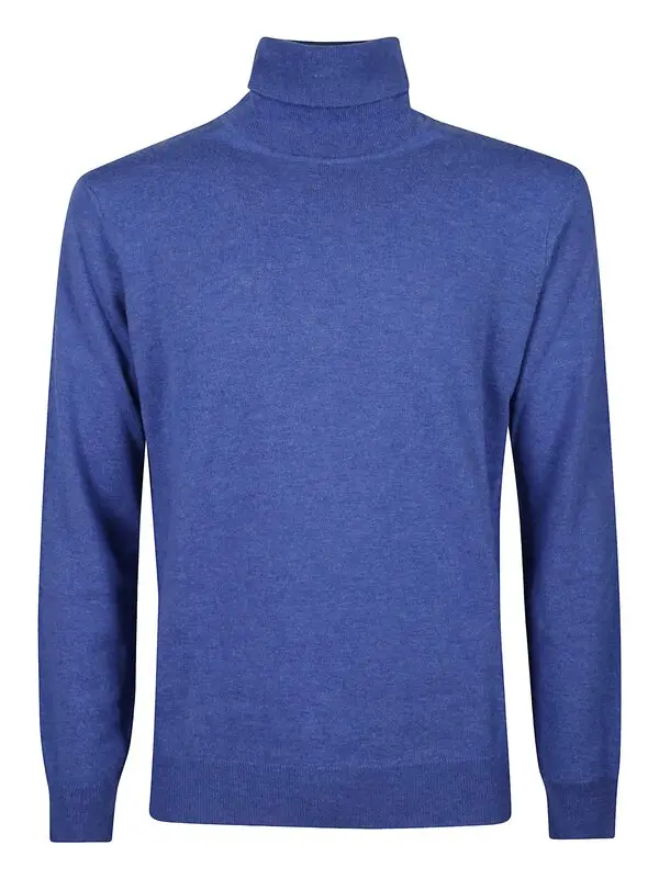 KANGRA Turtleneck Sweater - Sky Blue