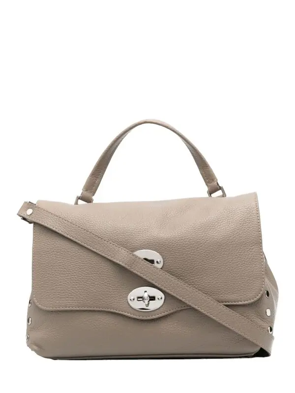 ZANELLATO Postina Daily Small Leather Handbag - Grey