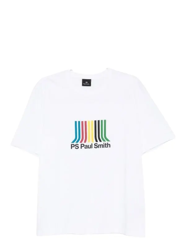 Paul Smith Short Sleeves Printed T-shirt - White