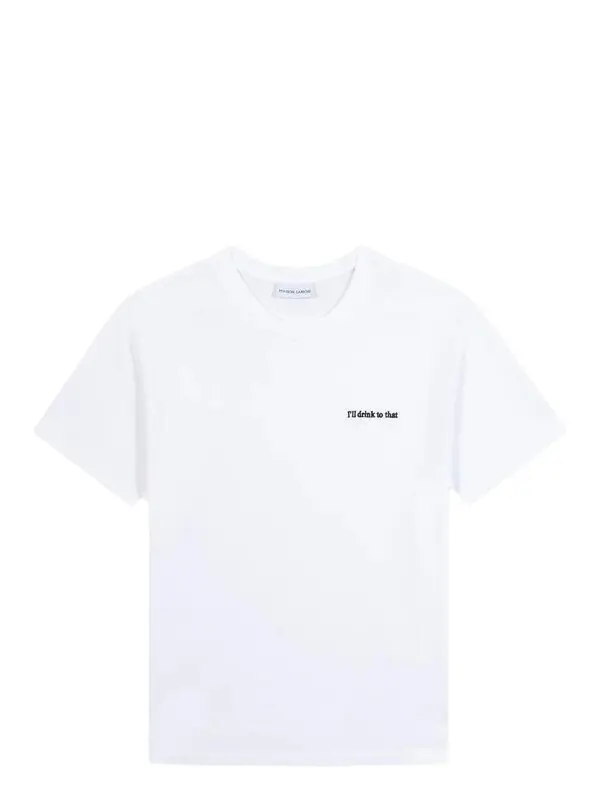 Maison Labiche Short-sleeved T-shirt With Logo - White