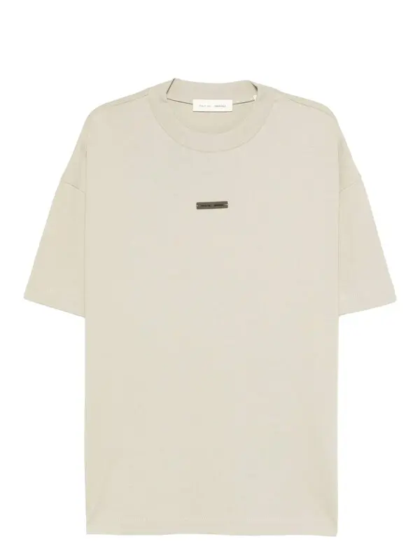 ESSENTIALS Cotton T-shirt With Logo - White