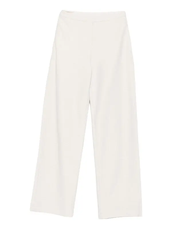 Emporio Armani High-waisted Trousers - White