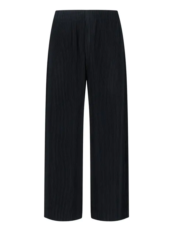 Issey Miyake Straight Leg Trousers - Black