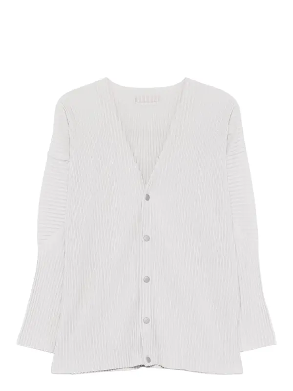 Issey Miyake Buttoned Sweater - Grey