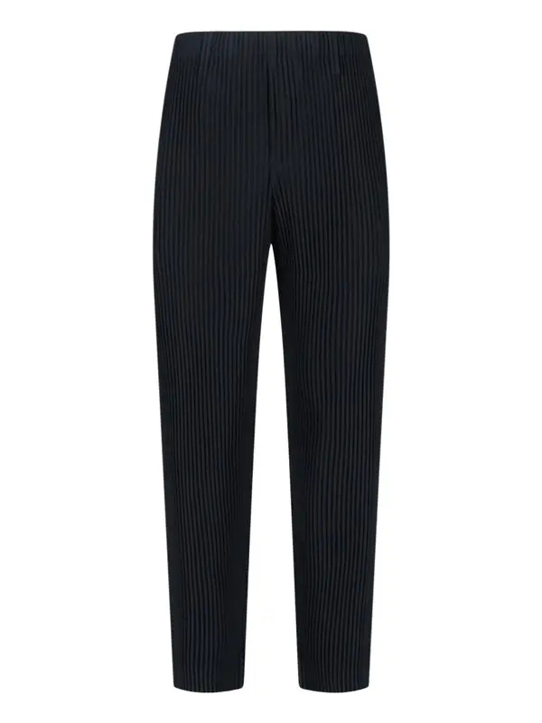 Issey Miyake Straight Leg Trousers - Black