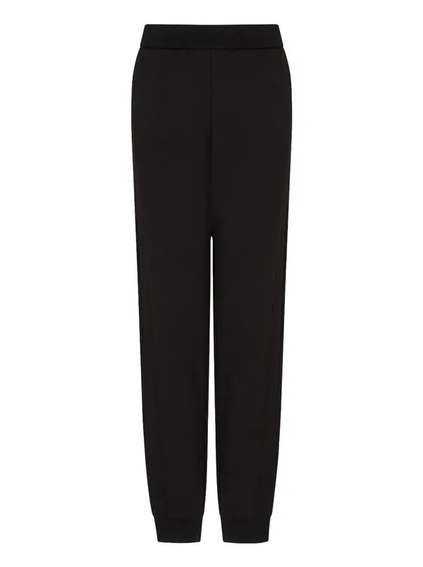 Emporio Armani Cotton Sweatpants - Black