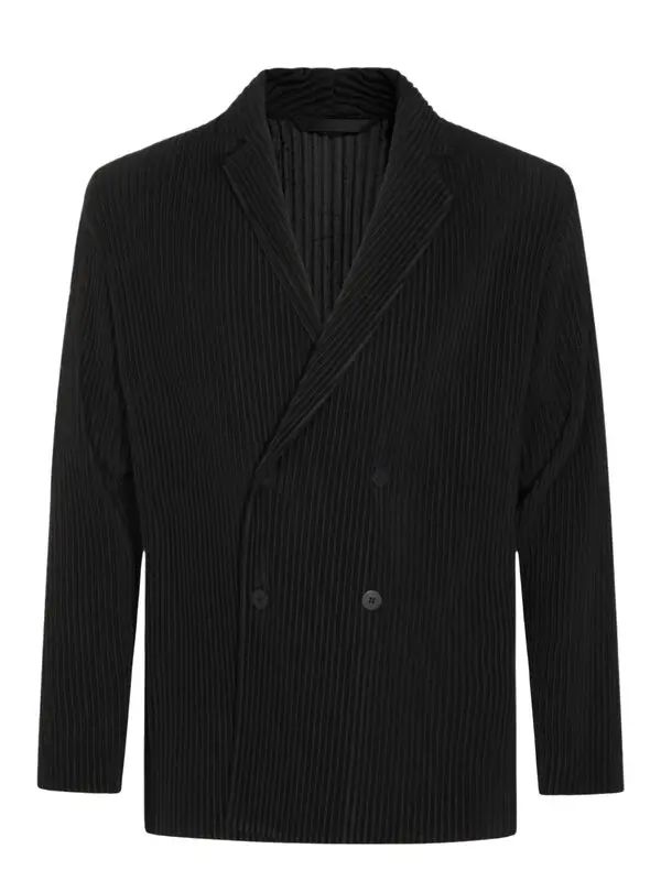 Issey Miyake Double Breasted Blazer - Black