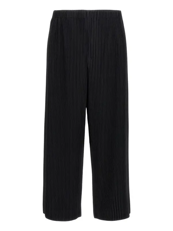 Issey Miyake Straight Leg Trousers - Black