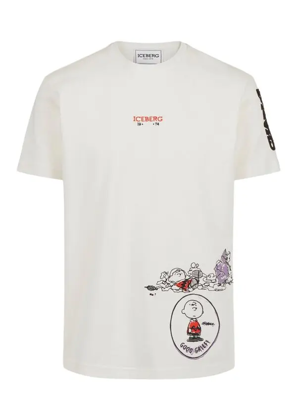 Iceberg Short Sleeves T-shirt With Logo - White