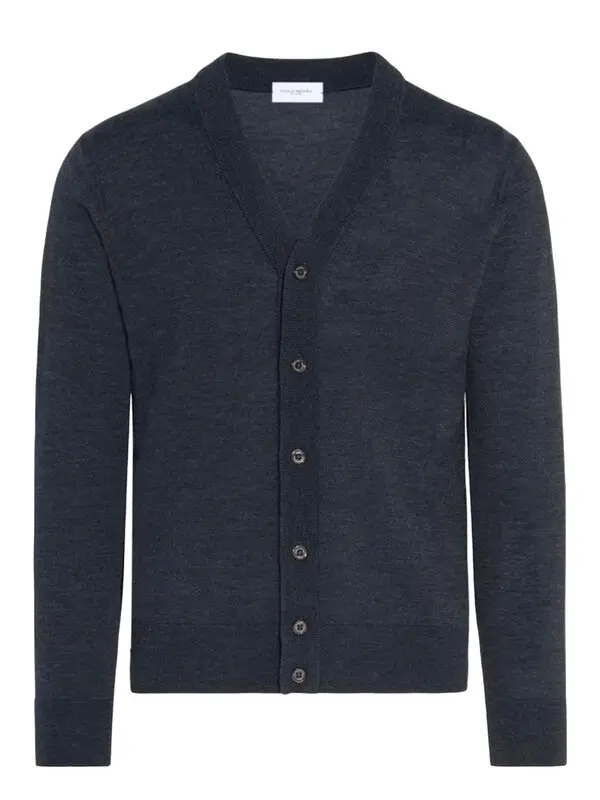 PAOLO PECORA Button Detailed Cardigan - Grey