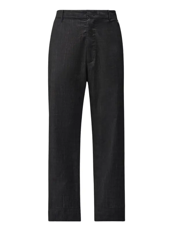 MASSIMO OSTI STUDIO Wool Trousers - Black