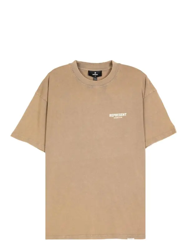 REPRESENT T-shirt With Logo - Beige