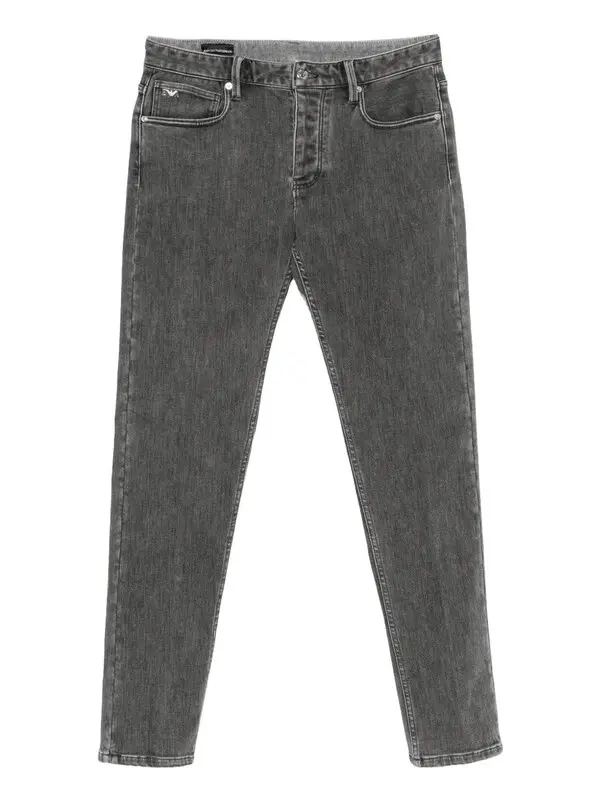 Emporio Armani Denim Cotton Jeans - Grey