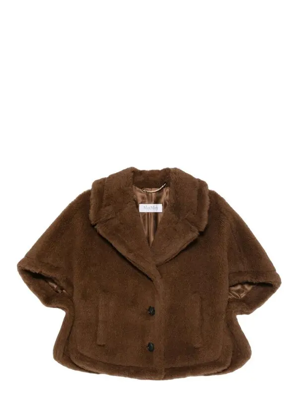 Max Mara Wool Cape - Brown