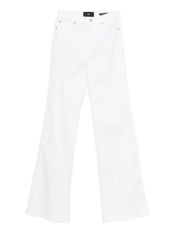 7 For All Mankind Modern Dojo Denim Jeans - White