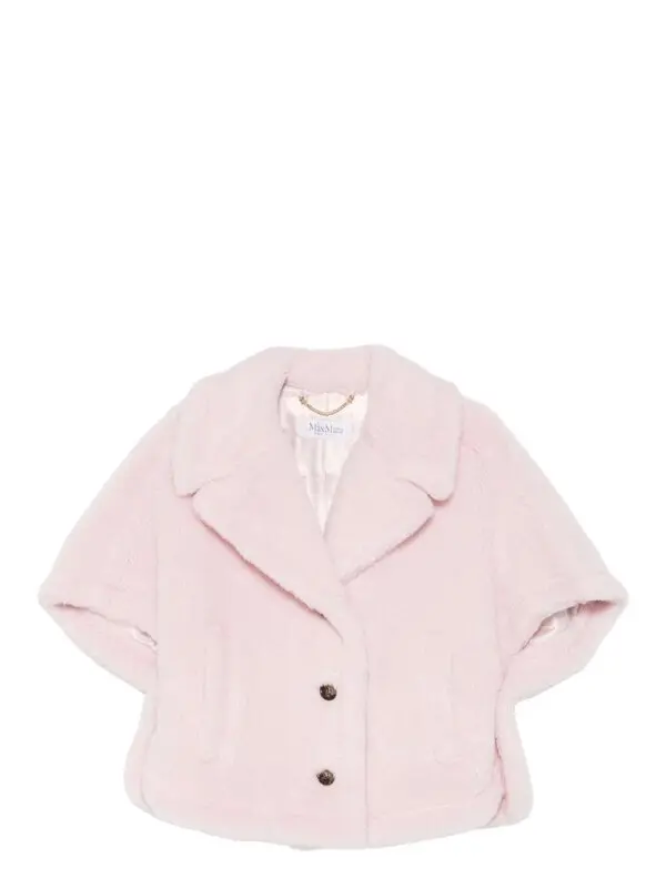 Max Mara Wool Teddy Cape - Beige