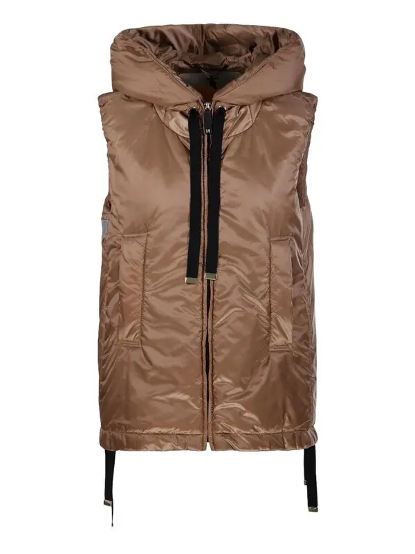 Max Mara Down Vest - Brown