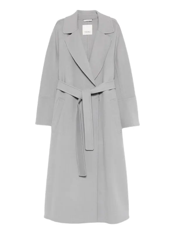 Max Mara Wool Long Coat - Blue