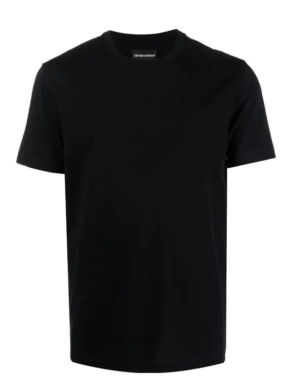 Emporio Armani Logo Cotton T-shirt - Blue