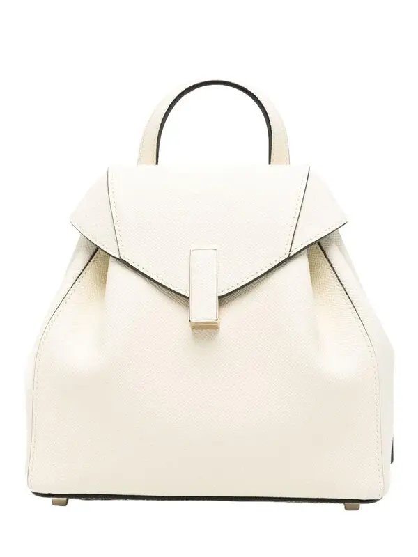 VALEXTRA Iside Mini Leather Backpack - White