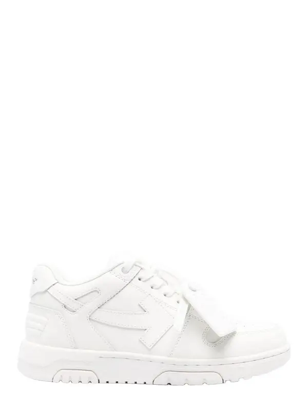 Off White Out Of Office Leather Sneakers - White