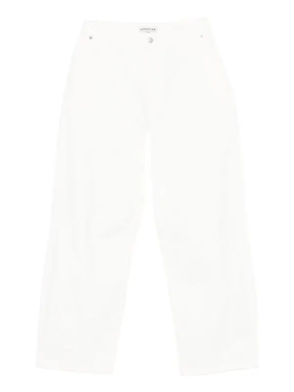 HERSKIND Esme Wide-leg Denim Jeans - White