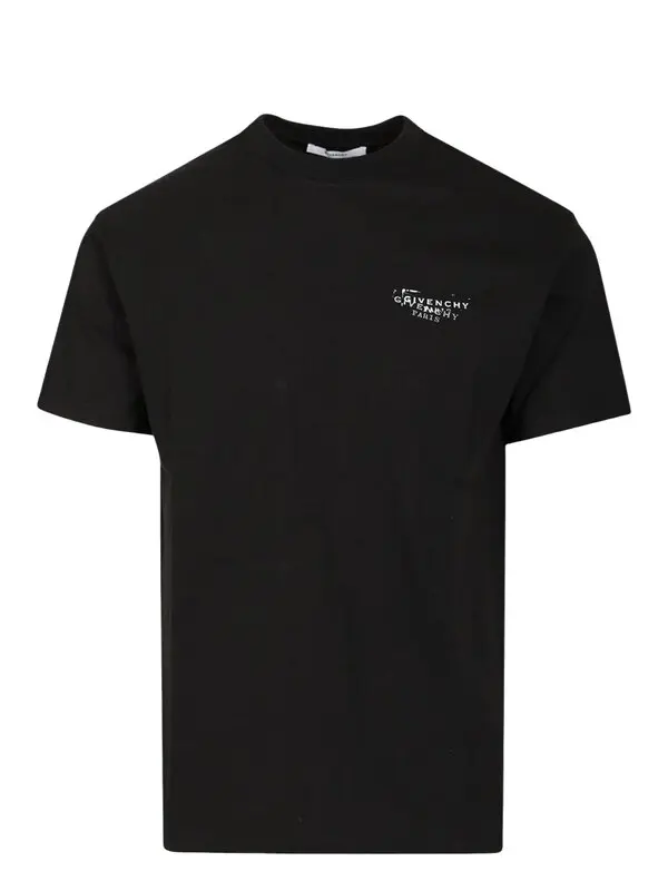 Givenchy Logo Cotton T-shirt - Black