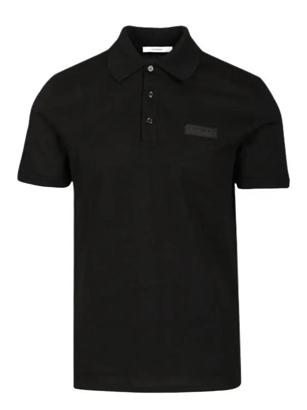 Givenchy Cotton Polo Shirt - Black