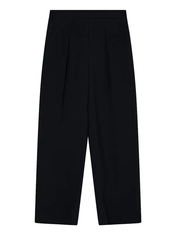 Emporio Armani Straight-leg Trousers - Black