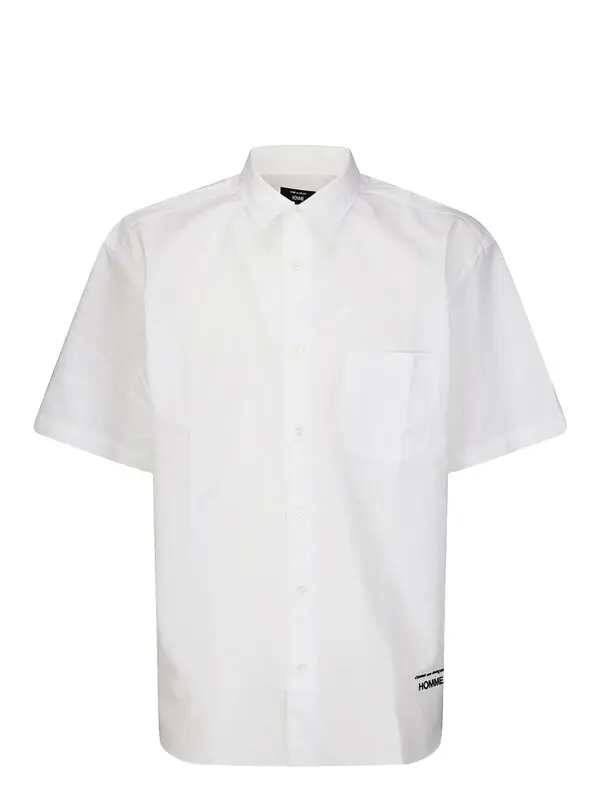 Comme Des Garçons Cotton Shirt - White
