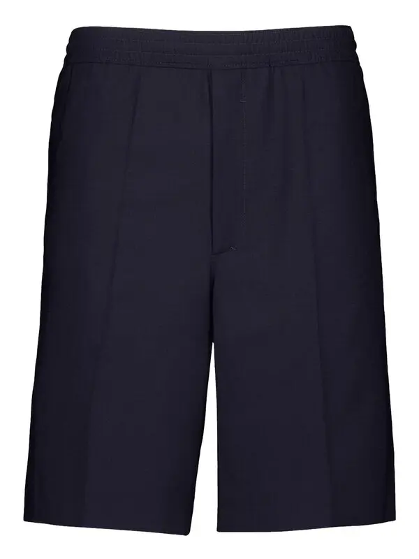 Givenchy Wool Bermuda Shorts - Blue