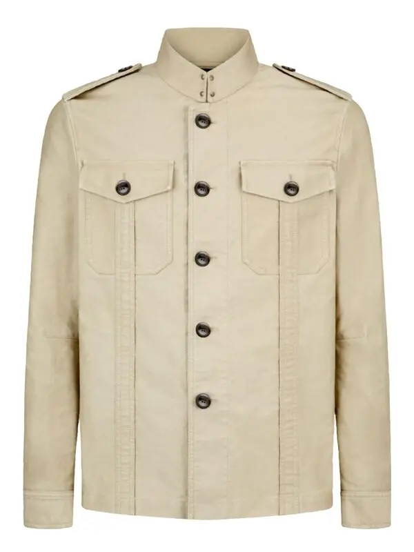 TOM FORD Cotton Overshirt - Beige