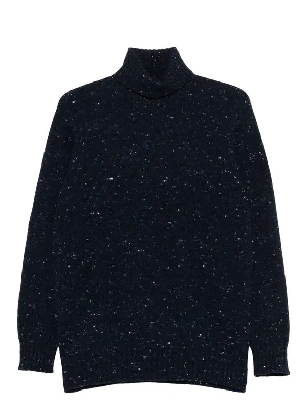 DRUMOHR Speckle Knit Sweater - Blue