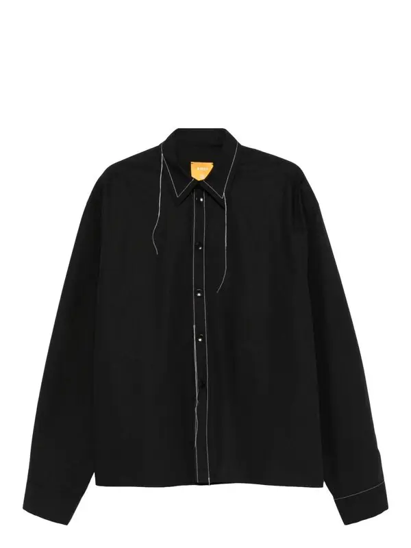AIREI Cotton Shirt - Black