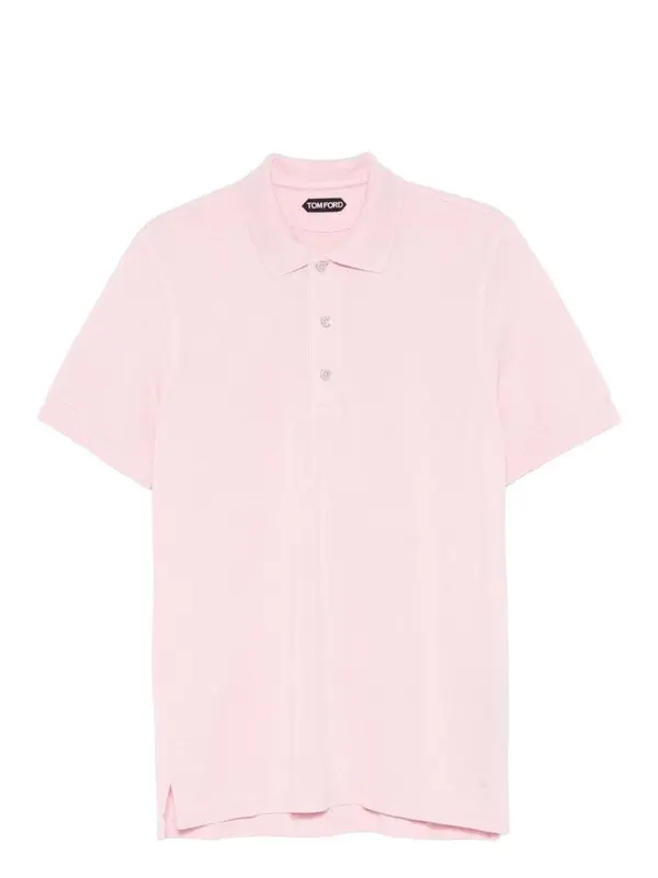 TOM FORD Pique Polo - Pink
