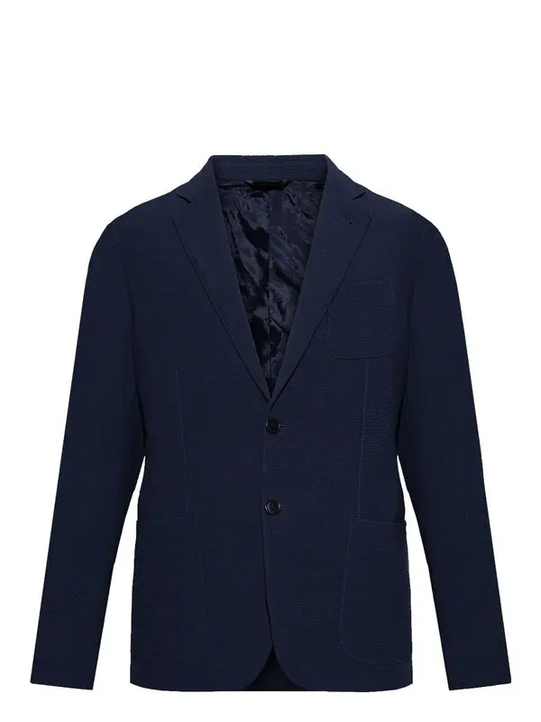 Giorgio Armani Wool Jacket - Blue