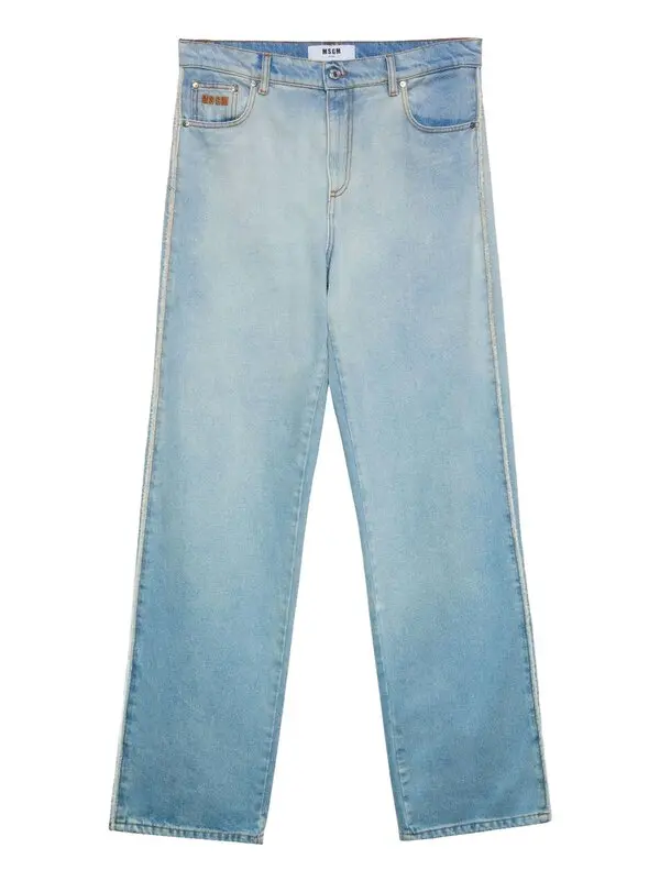 MSGM Regular Jeans - Sky Blue