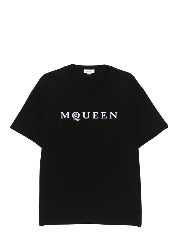 Alexander McQueen T-shirt With Logo - Black