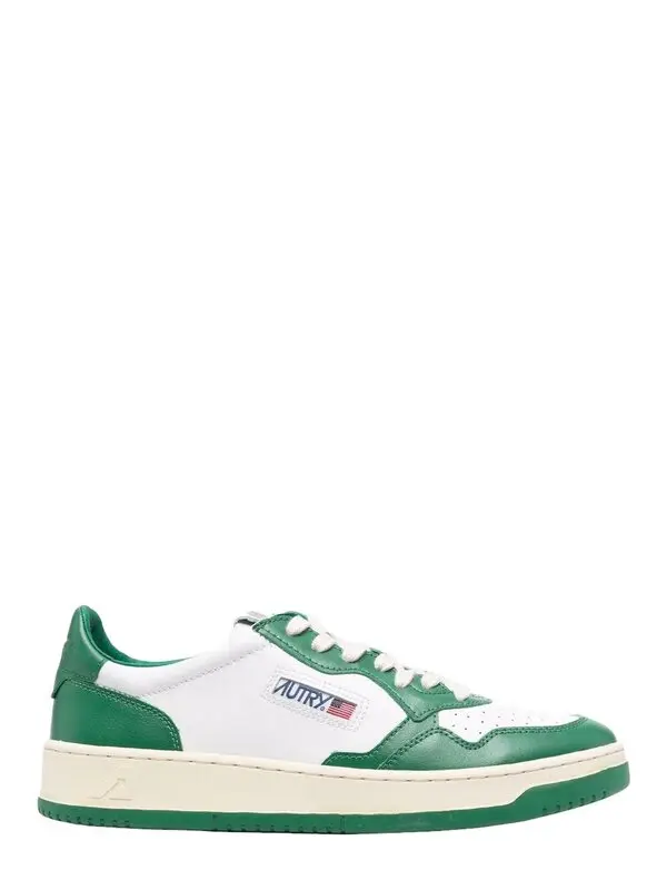 AUTRY Medalist Low Leather Sneakers - Green
