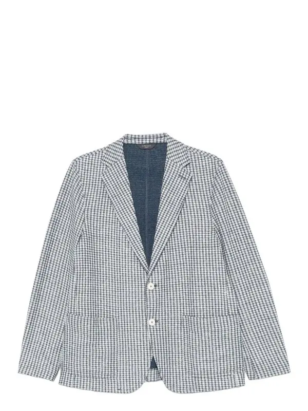 CIRCOLO 1901 Cotton And Linen-blend Jacket - Blue