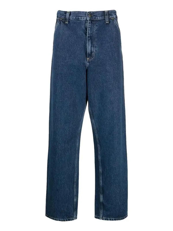 Carhartt Work In Progress Single Knee Denim Jeans - Blue