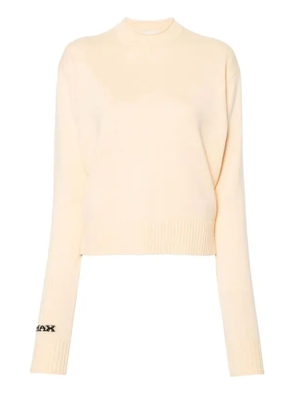 Sportmax Wool Crewneck Sweater - Yellow