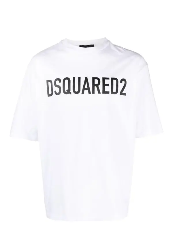 Dsquared2 Logo Cotton T-shirt - White